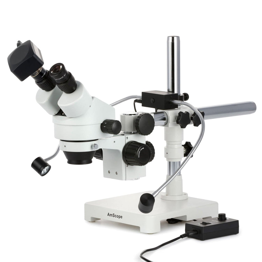 AmScope SM-3B Series Binocular Zoom Stereo Microscope 7X-45X Magnifica