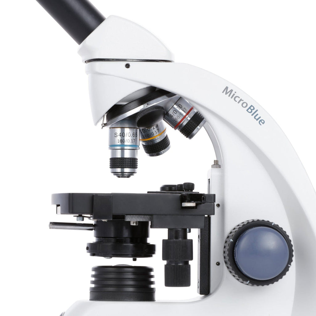 Euromex MicroBlue Series Portable Student Monocular Compound Microscop – AmScope