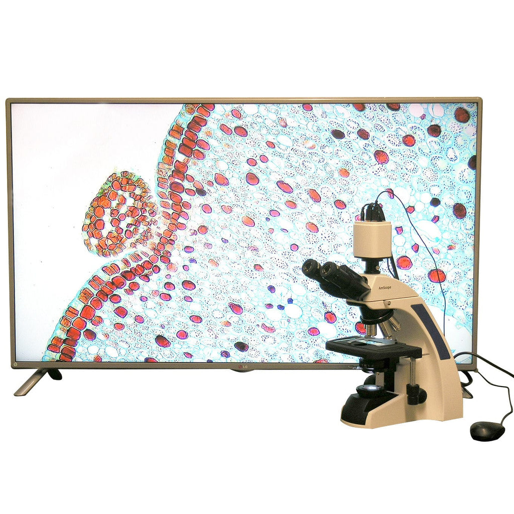 AmScope T720 Series Plan Infinity Kohler Laboratory Trinocular Compoun