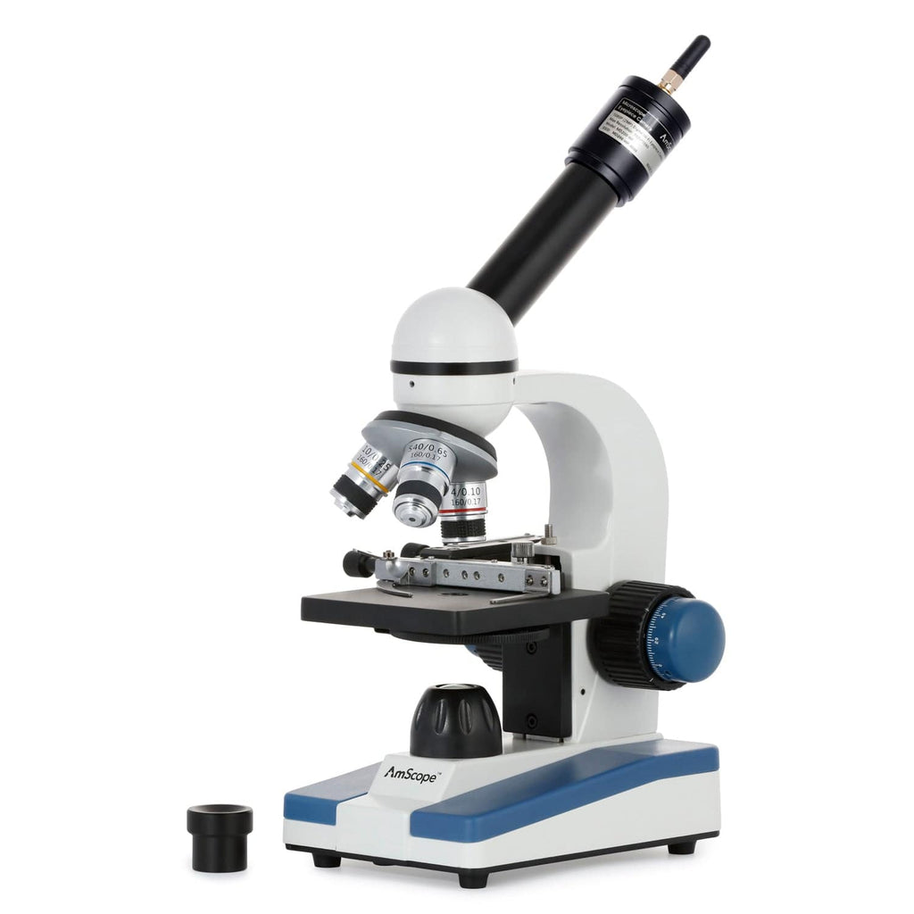 AmScope Monocular Compound Microscope 40X-1000X Magnification Student