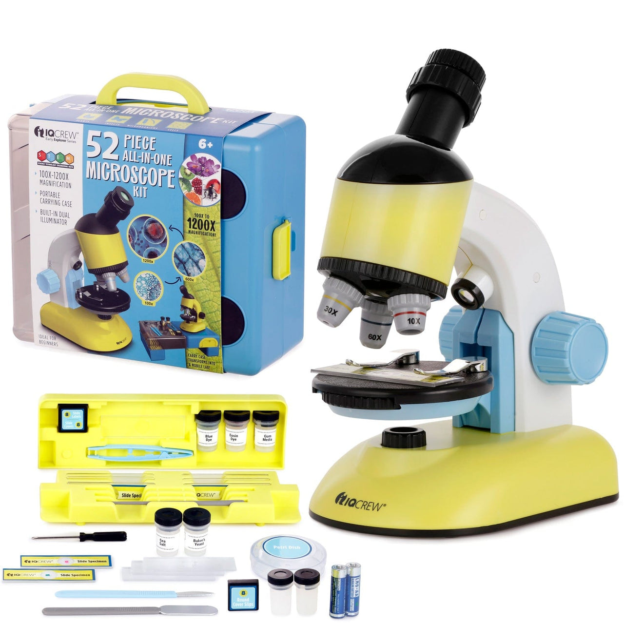 IQCrew Microscopes For Kids and Students | AmScope