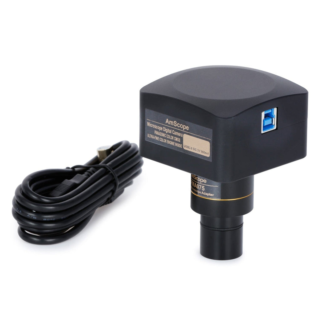 AmScope SM-4B Series Binocular Zoom Stereo Microscope with Optional Di