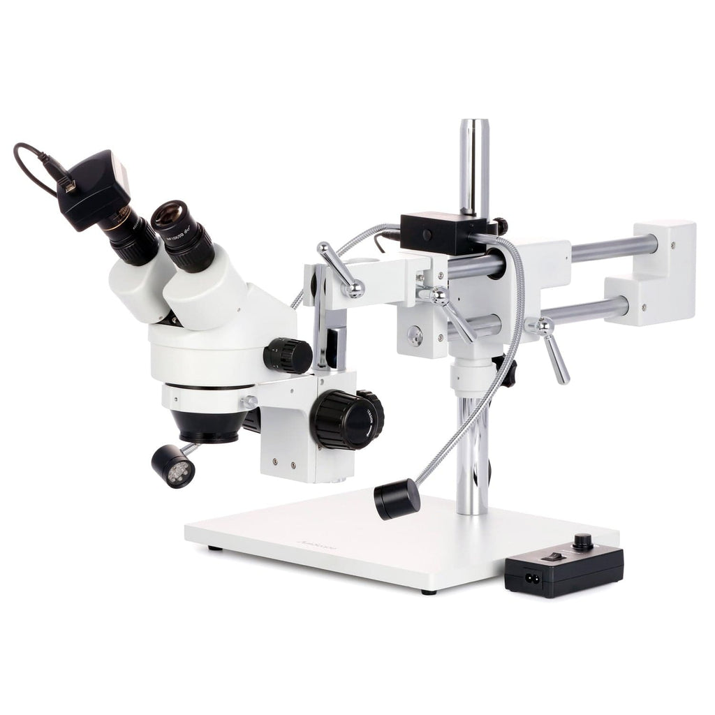 AmScope SM-4B Series Zoom Binocular Stereo Microscope 7X-45X Magnifica