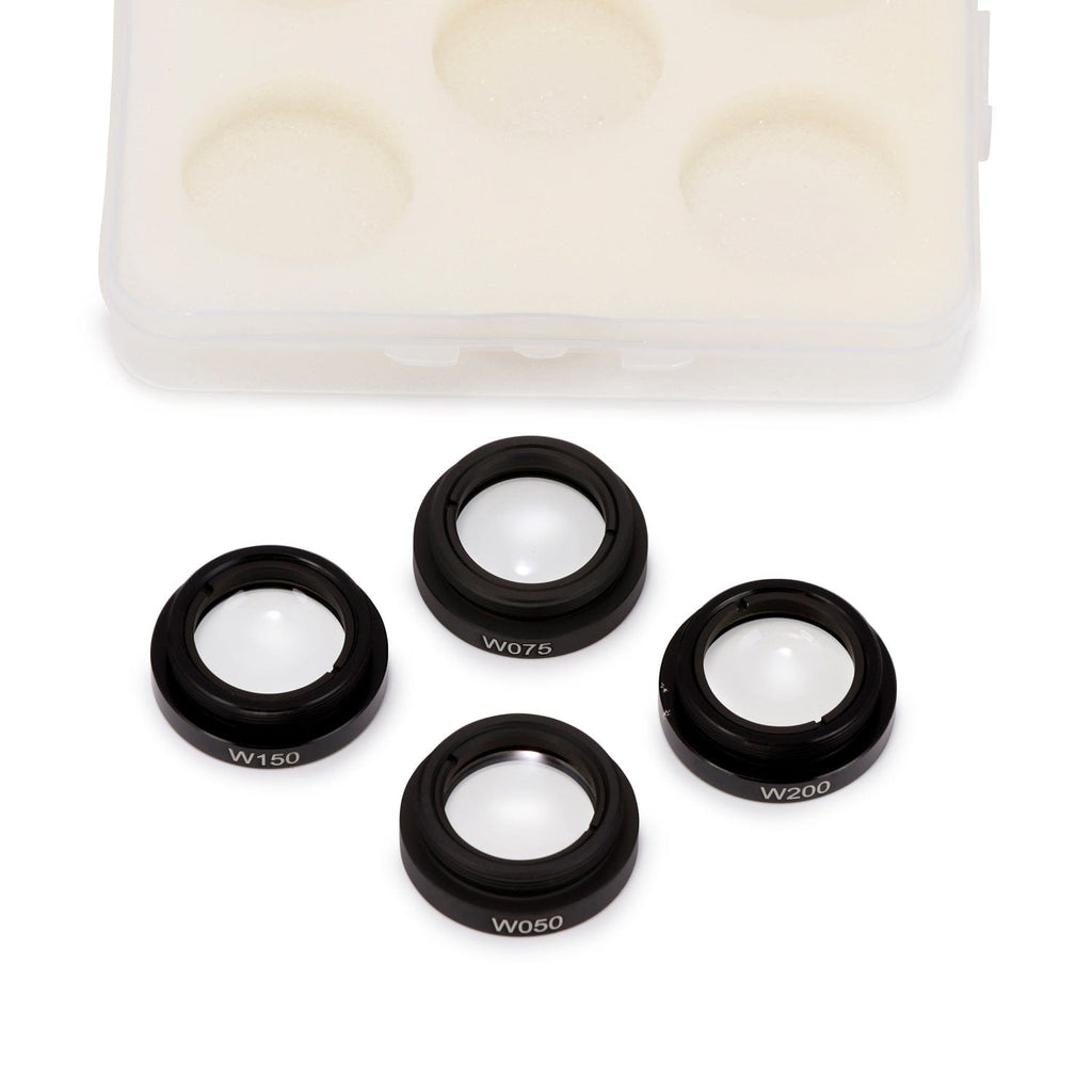 AmScope Set of Objective Lenses for DM756 and H756 Digital Microscopes
