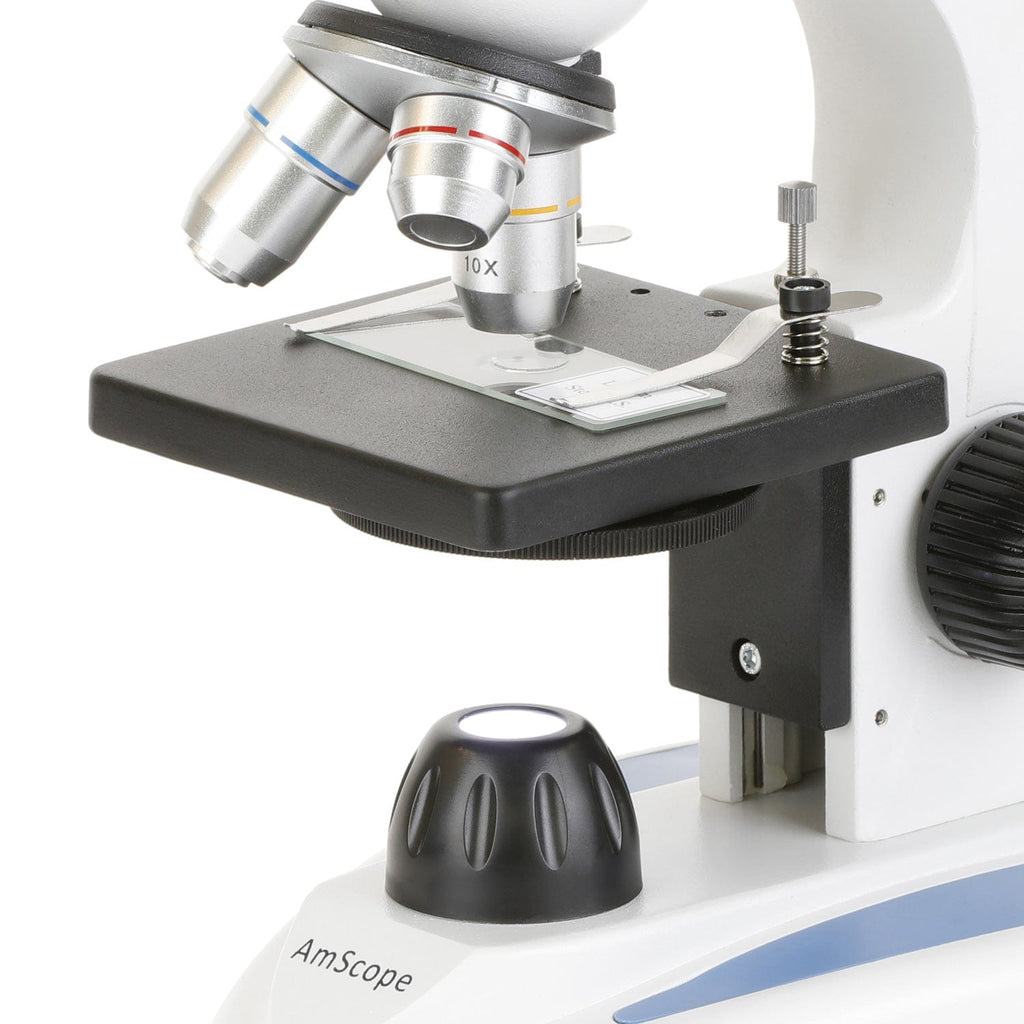 Amscope M149 Monocular Compound Microscope for Kids – 40X–1000X LED Il ...