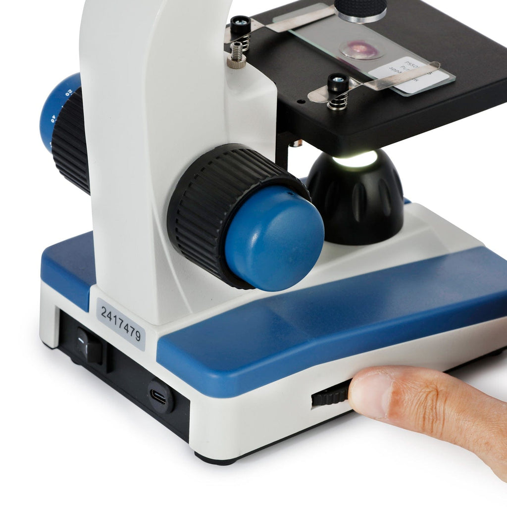 AmScope M150 Series Portable LED Monocular Student Compound Microscope