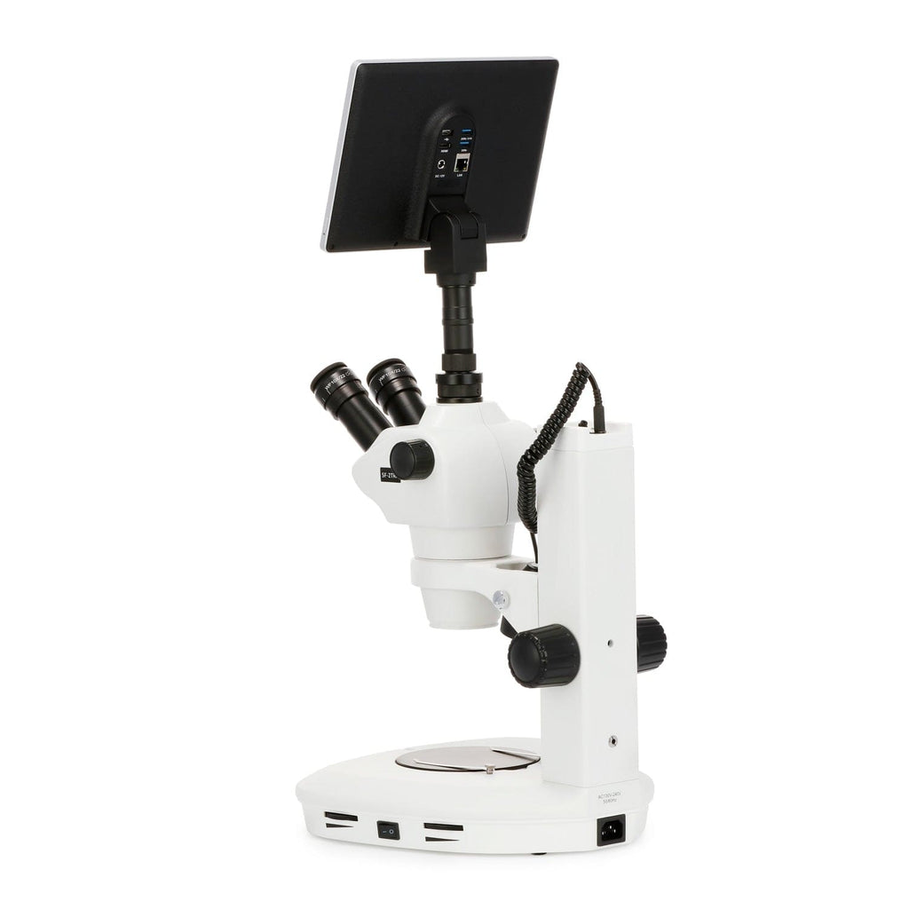 AmScope SF-2 Series Trinocular Stereo Microscope + Dual-illumination
