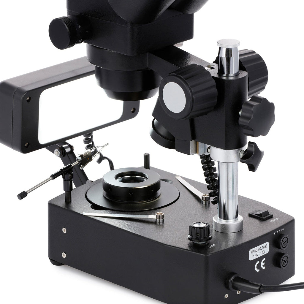 AmScope SH-2 Series Jewelry Gem Binocular Stereo Microscope 10X-40X Ma