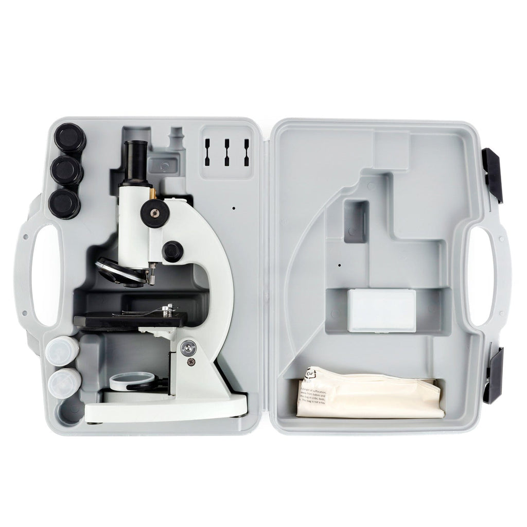 AmScope M60 Series Metal Body Glass Lens Biology Student Monocular Com