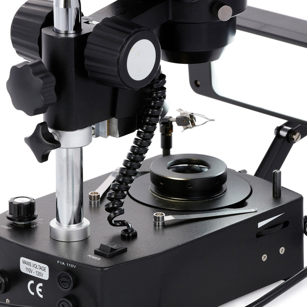 AmScope SH-2 Series Jewelry Gem Binocular Stereo Microscope 10X-40X Ma