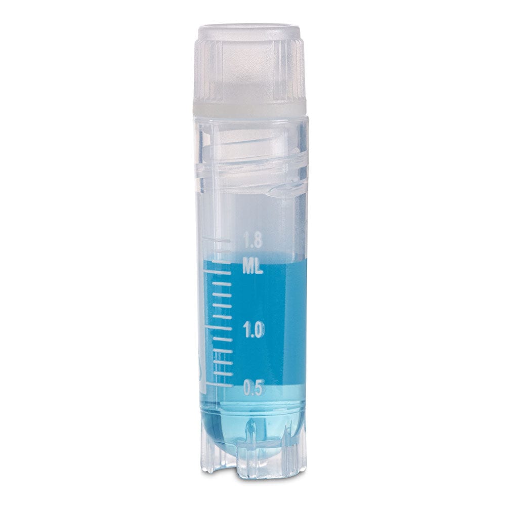 Cryogenic Vials, 2.0ml, Sterile, Internal Threads, Attached Screwcap w ...