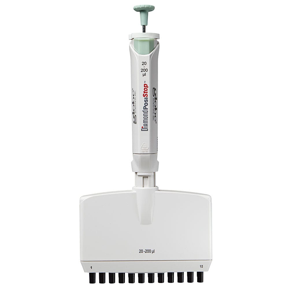Pipette, Diamond PosiStop, Fully Autoclavable, 12-Channel, Adjustable ...