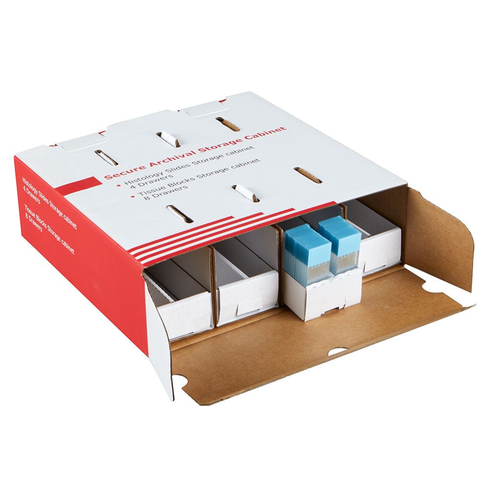 Globe Scientific Cardboard Storage Cabinets for Slides and Paraffin Bl ...