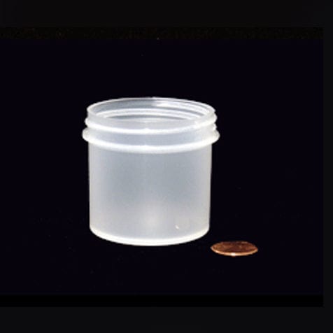 Jar, Wide Mouth, 90mL (3oz), PP, 58mm Opening, 1 15/16 x 2" (Screw Cap ...