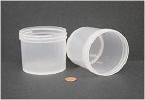 Jar, Wide Mouth, 360mL (12oz), PP, 89mm Opening, 3 3/16 x 3" (Screw Ca ...