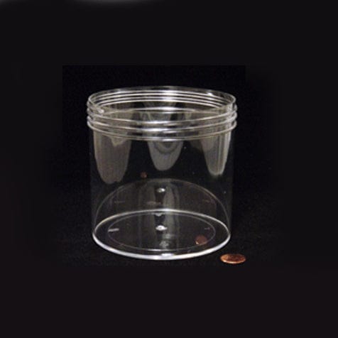 Jar, Wide Mouth, 960mL (32oz), PS, 120mm Opening, 4 3/8 x 3 3/4" (Scre ...
