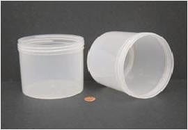 Jar, Wide Mouth, 960mL (32oz), PP, 120mm Opening, 4 3/8 x 3 3/4" (Scre ...