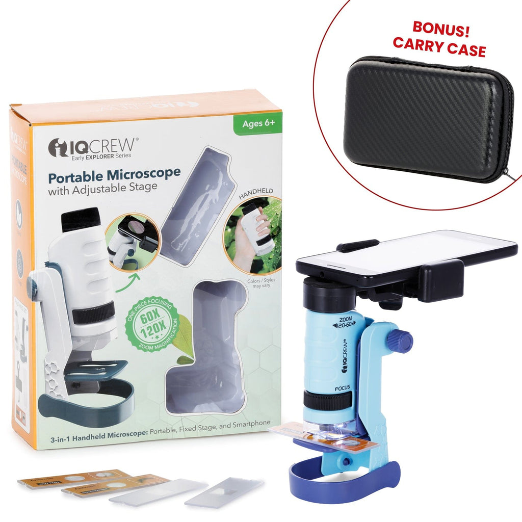 Amscope HH612 Handheld Digital Compound Microscope for Kids – 20X–600X ...