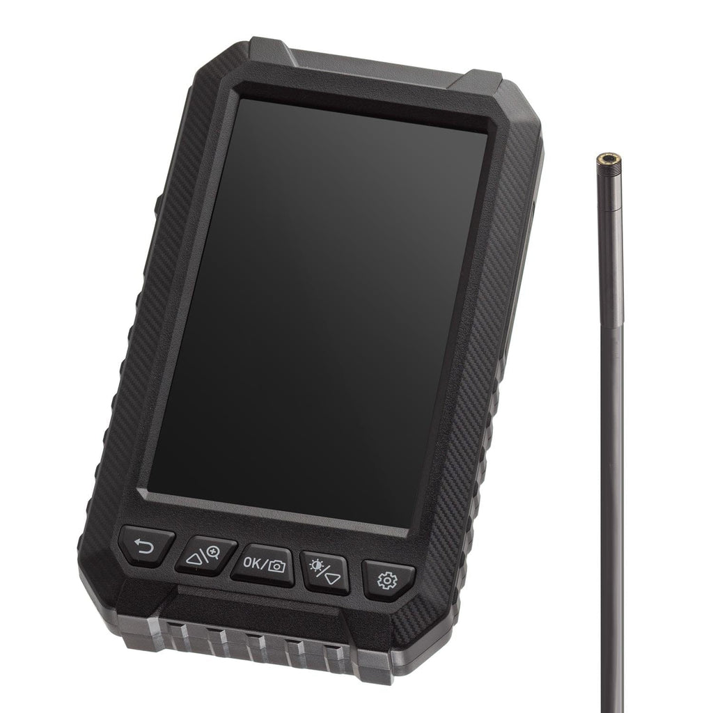 OMAX Digital Borescope with 5.5mm Camera on 5m Rigid Cable, 5" Display ...