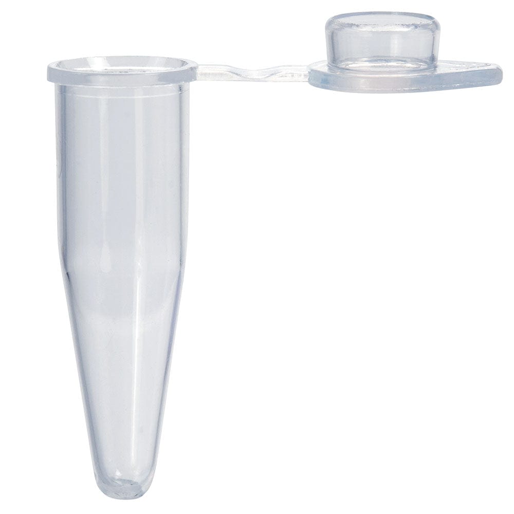 0.2mL Individual PCR Tube with Optically Clear Flat Cap for qPCR, Clea ...