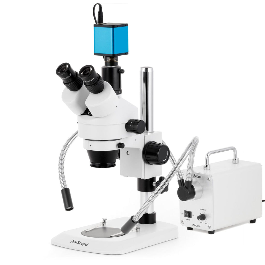 AmScope SM-1 Industrial Inspection Zoom Trinocular Stereo Microscope w