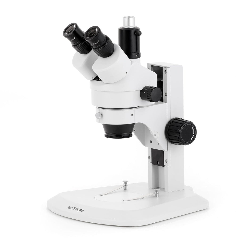 AmScope SM-1 Series Zoom Trinocular Stereo Microscope with Auto Focus