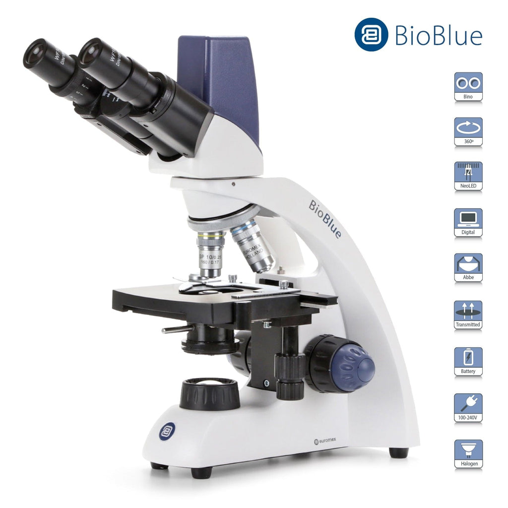 Euromex BioBlue Series Portable Binocular Compound Digital Microscope – AmScope