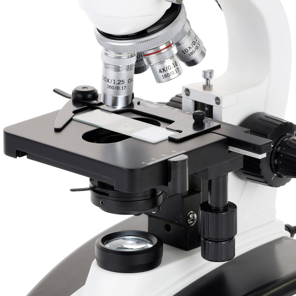 AmScope D130 Series Dual-view Monocular LED Student Compound Microscop