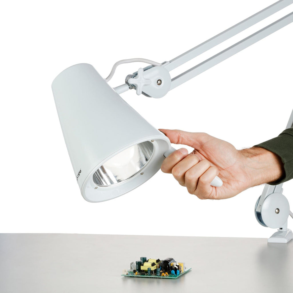 AmScope 9W LED Spot Task Lamp with Surface Clamp