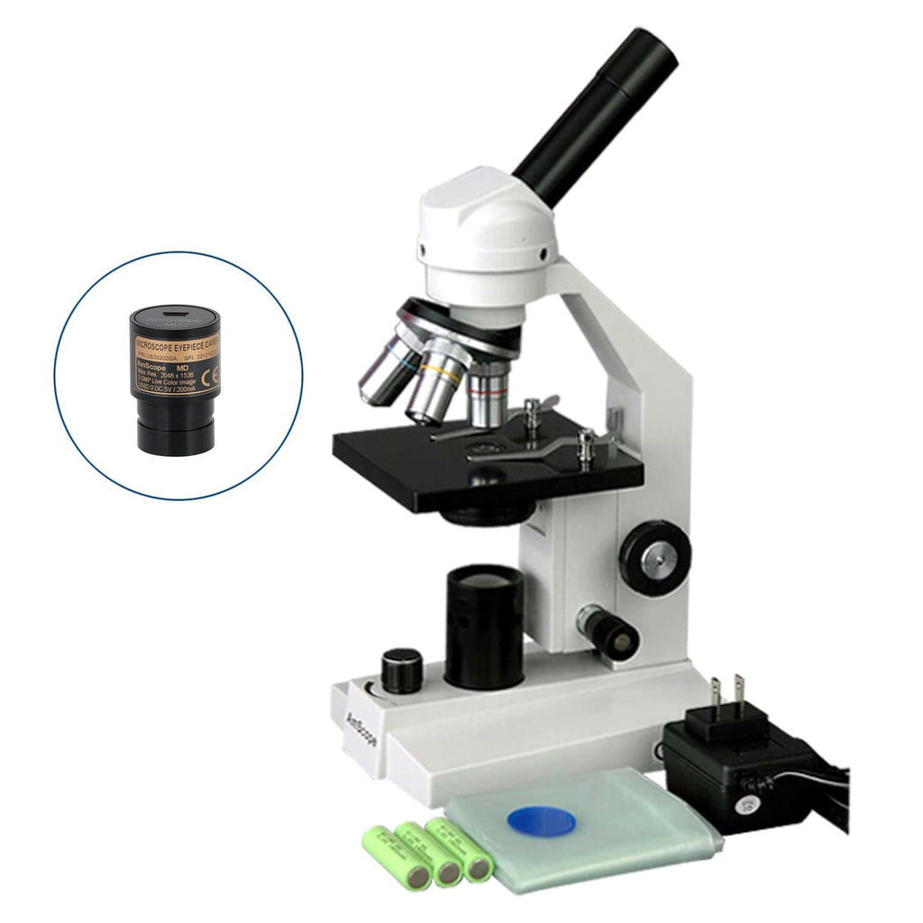 AmScope M200 Series Monocular LED Student Compound Microscope