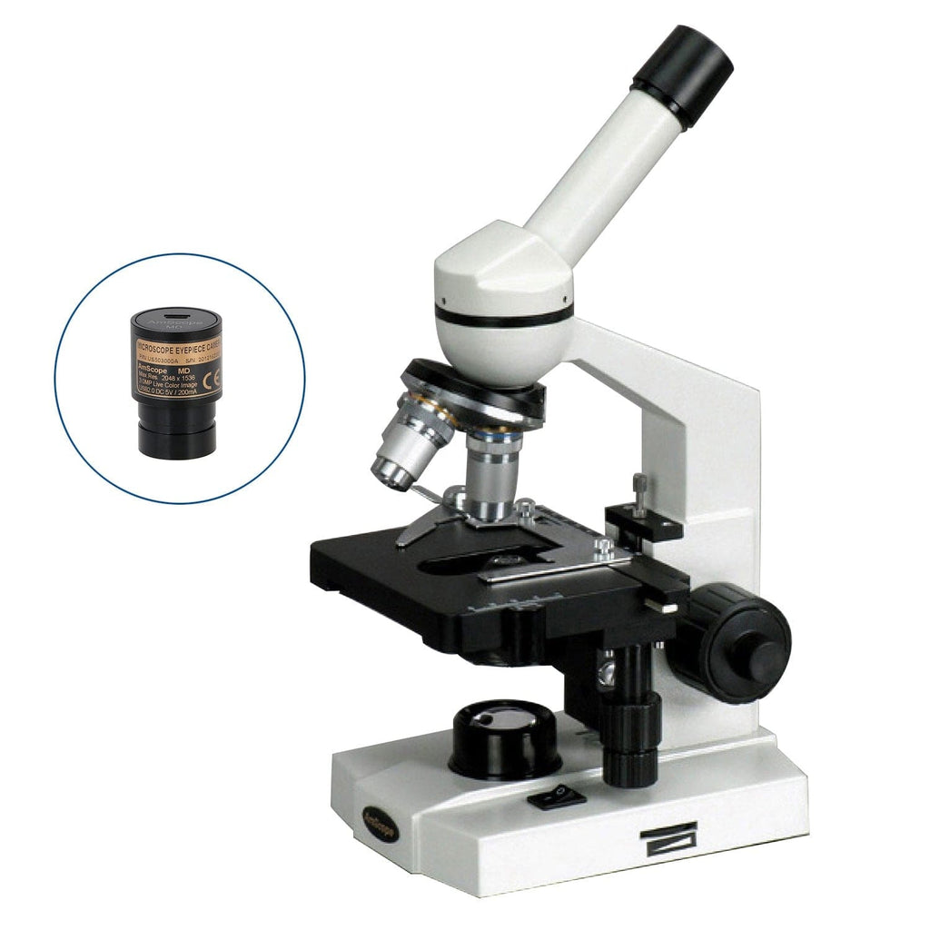 AmScope M220 Series Monocular LED Compound Microscope