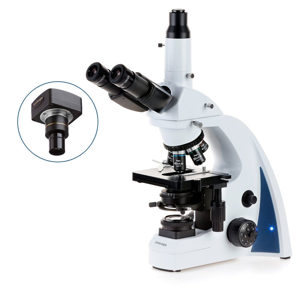 AmScope T670 Series Trinocular Compound Microscope with Koehler LED, P