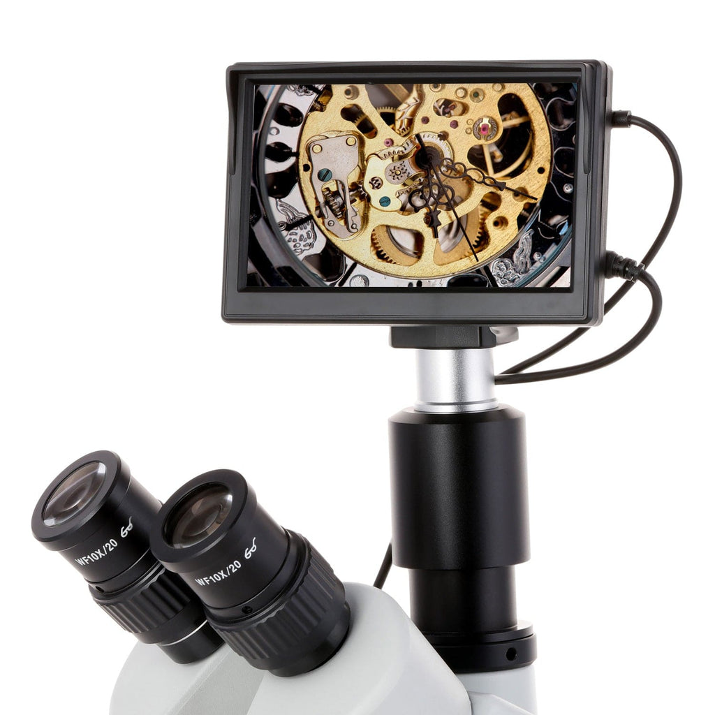 AmScope HD Series 5" Screen with Built-In Camera for Microscopes