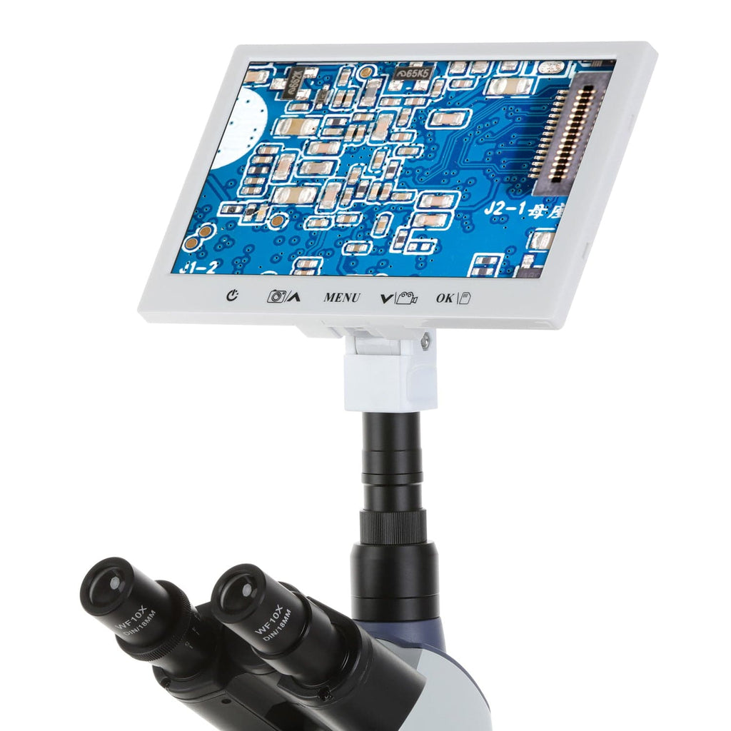 AmScope HD Series 9" Screen with Built-In Camera for Microscopes