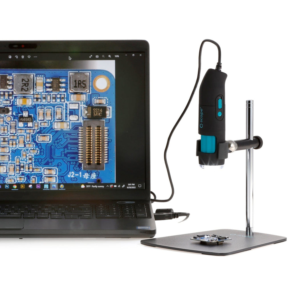 Q-Scope 500X 2MP Handheld USB Digital Microscope with LED Illumination – AmScope