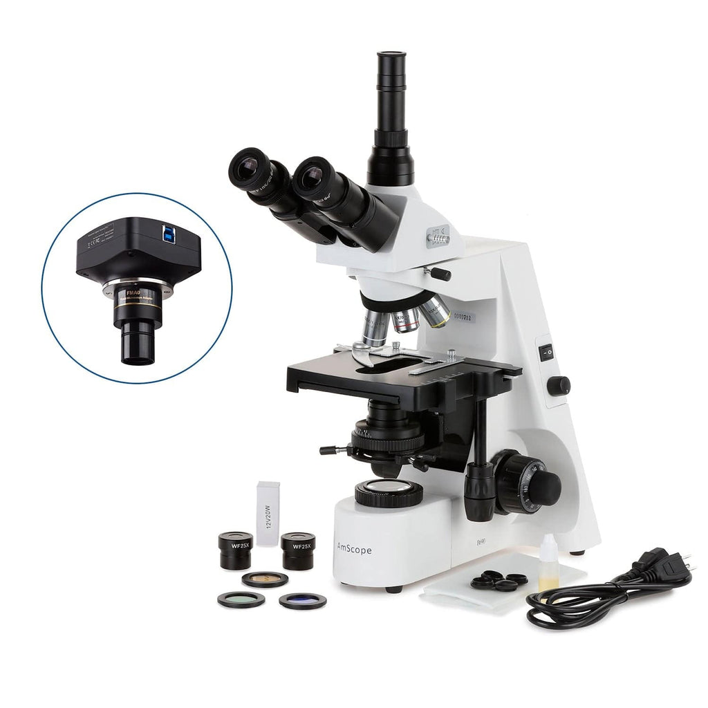 AmScope T690 Series Trinocular Compound Microscope with Koehler Illumi