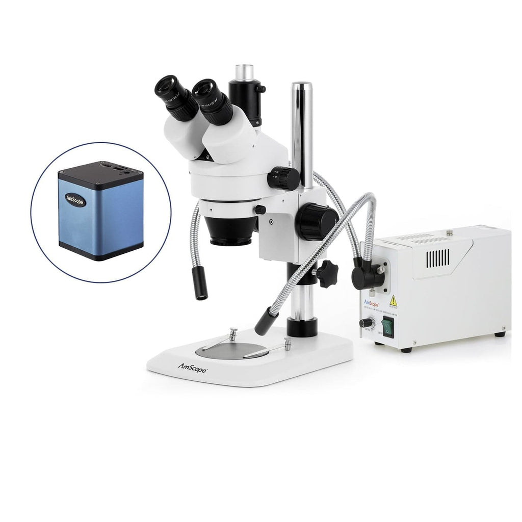 AmScope SM-1 Series Industrial Inspection Zoom Trinocular Stereo Micro