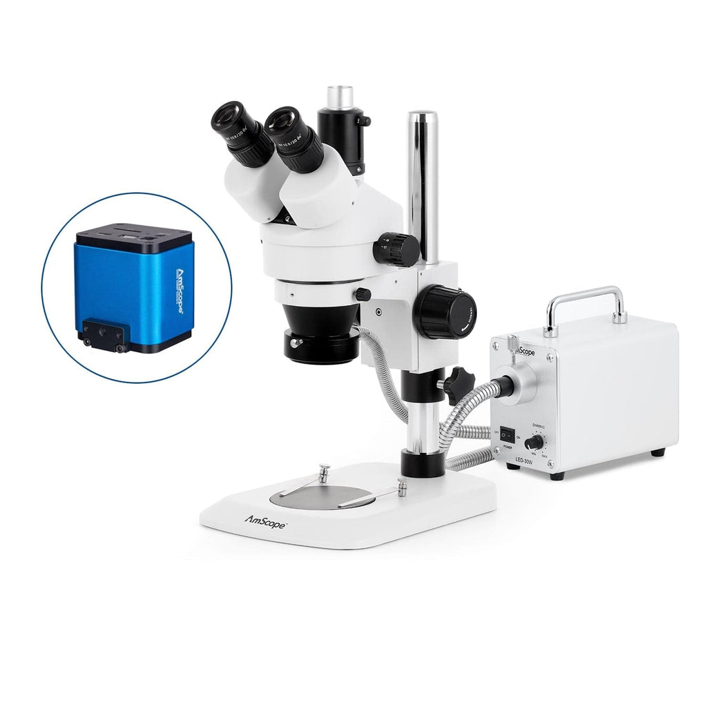 AmScope SM-1 Series Industrial Inspection Zoom Trinocular Stereo Micro