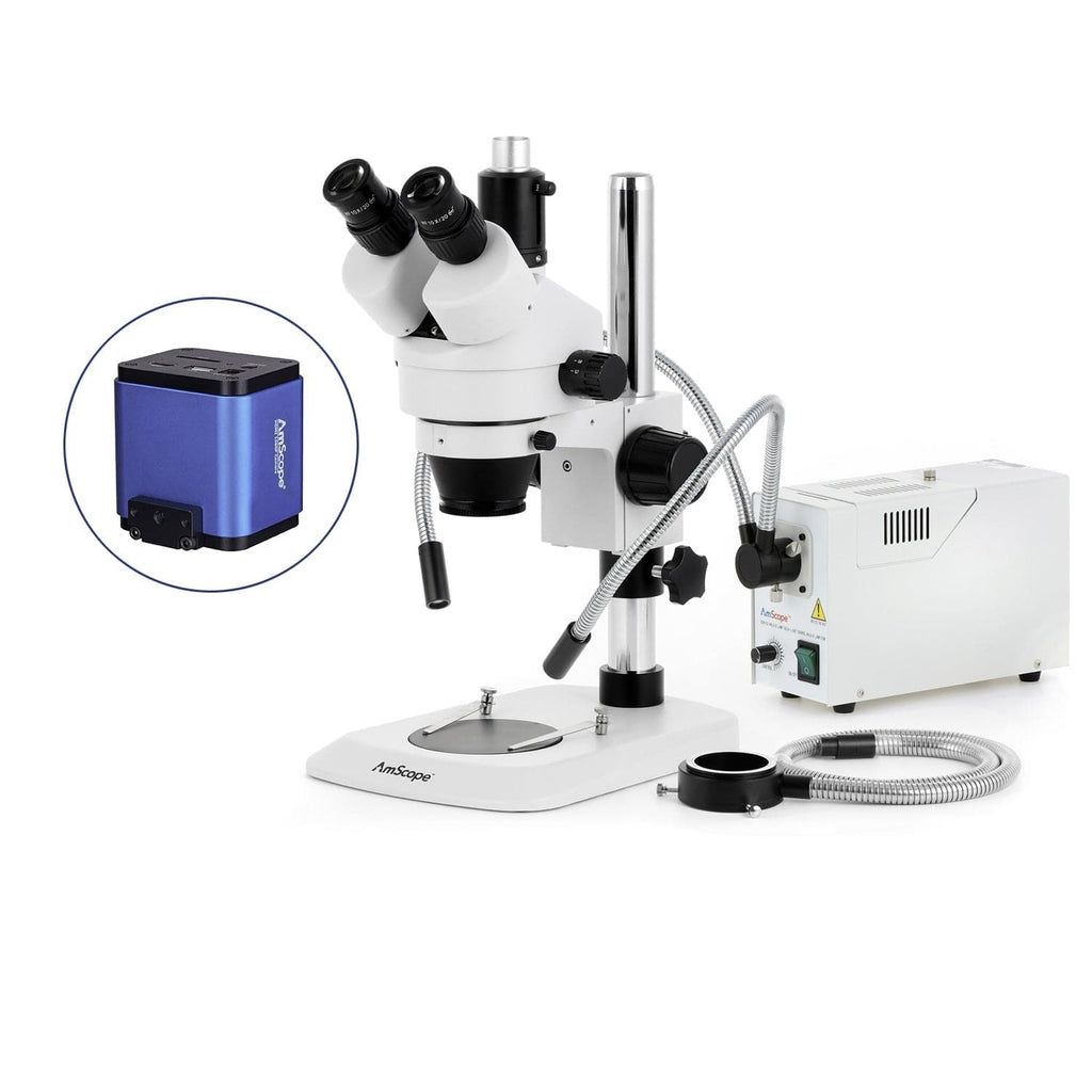 AmScope SM-1 Series Industrial Inspection Zoom Trinocular Stereo Micro