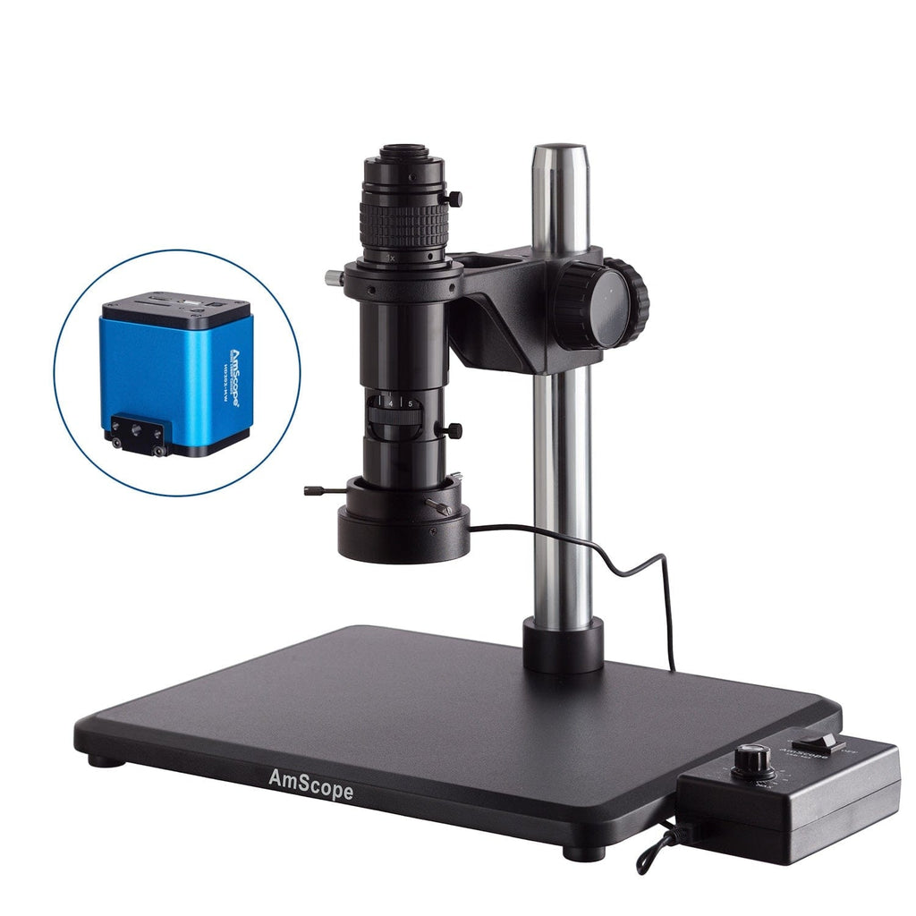 AmScope H1000 Series Zoom Inspection Monocular Stereo Microscope 0.83X