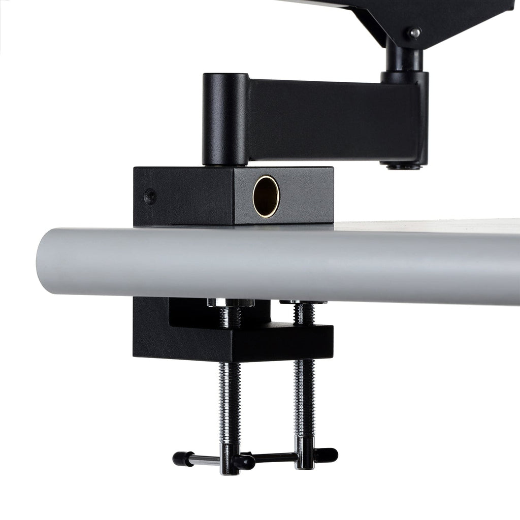 AmScope Articulating Stand with Clamp and Focusing Rack for Stereo Mic