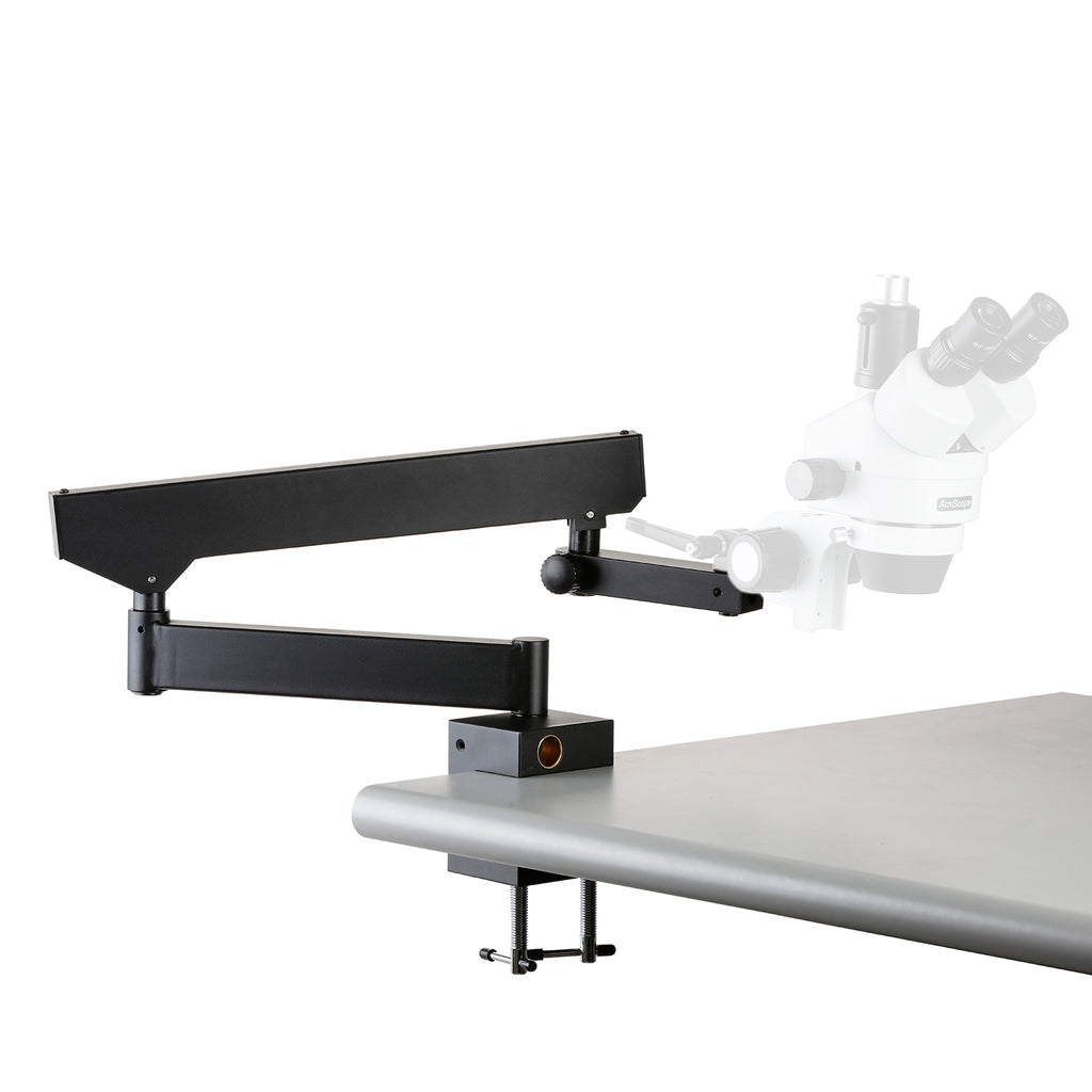AmScope Articulating Stand with Clamp for Stereo Microscopes