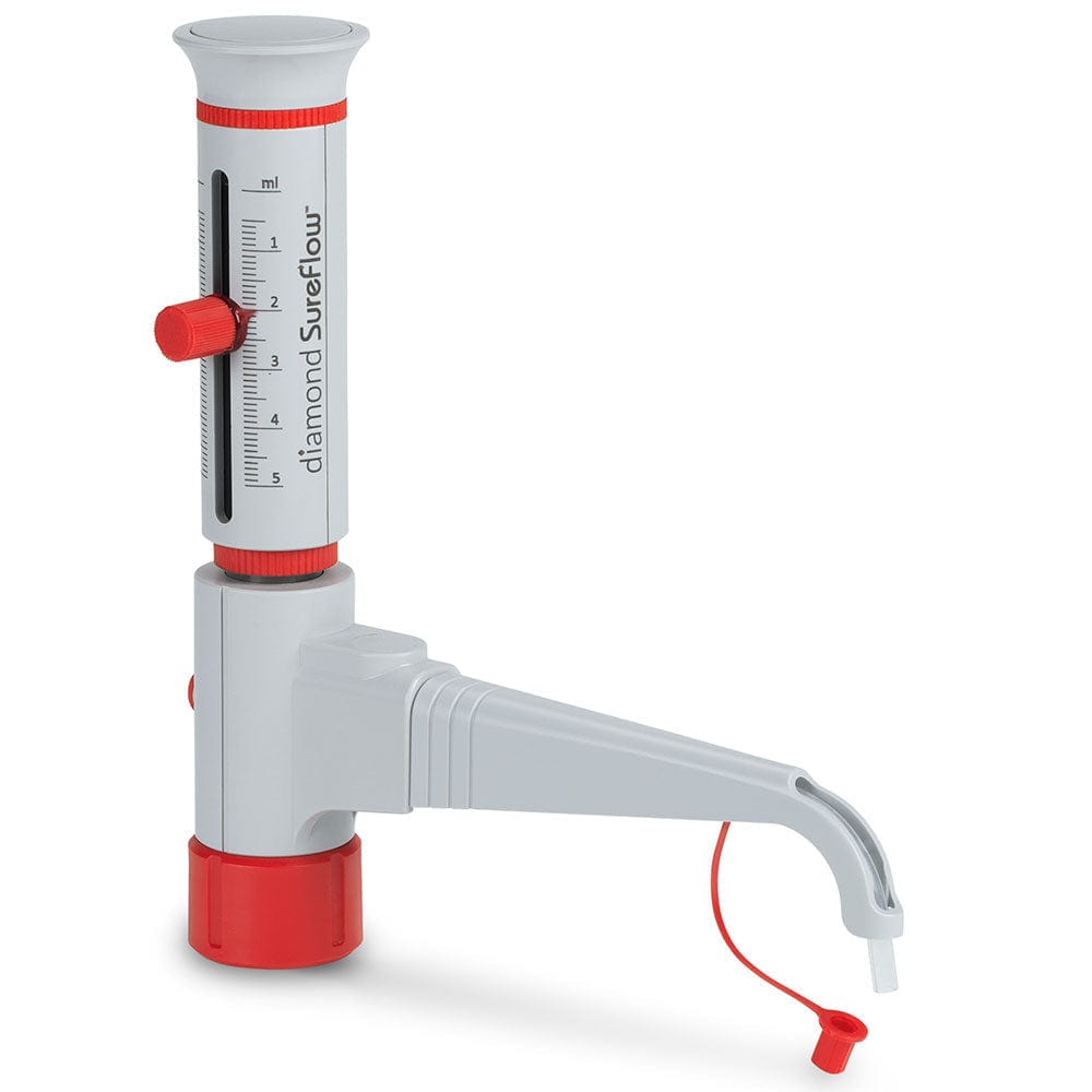 Globe Scientific Bottle Top Dispenser Telescopic Fill Tube, 2.5mL to 6 ...