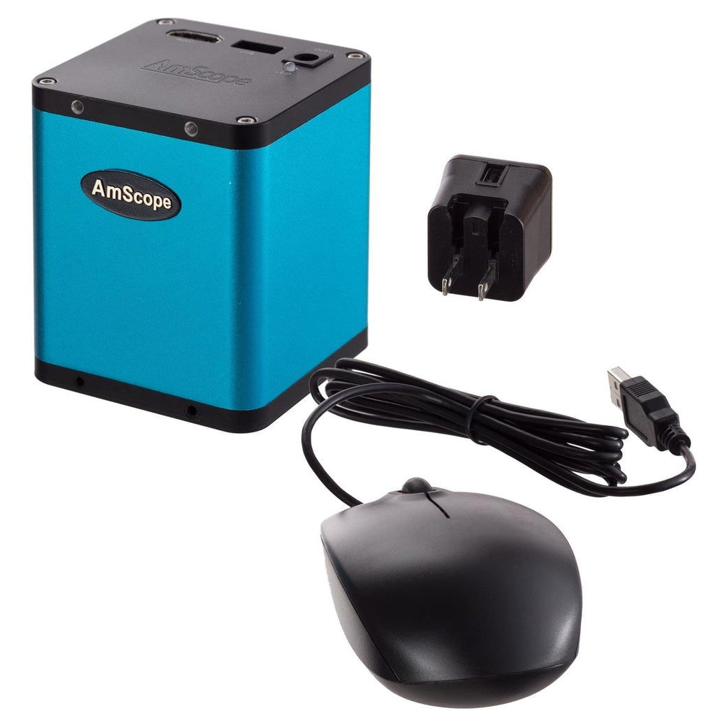 AmScope SM-1 Series Zoom Trinocular Stereo Microscope with Auto Focus