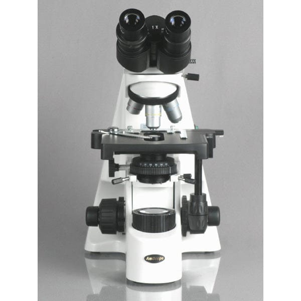 40X-2500X Binocular Compound Microscope w Kohler Illumination | AmScope
