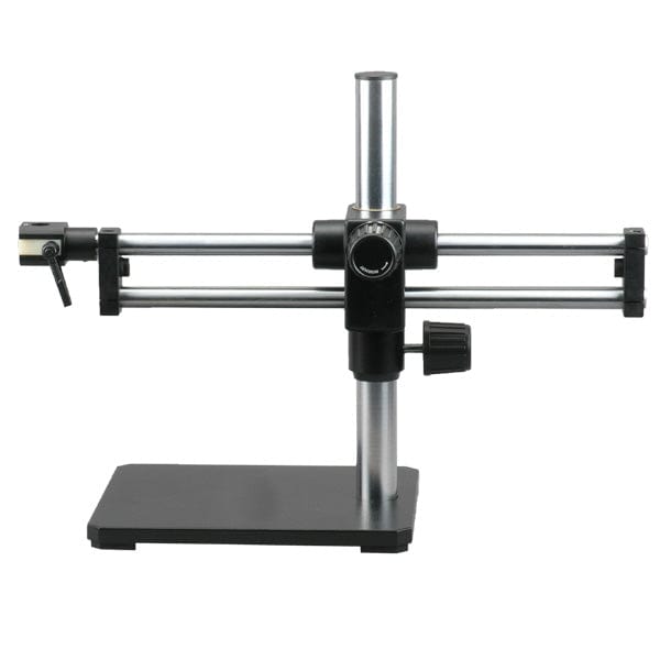 AmScope Double Arm Boom Stand for Stereo Microscopes - Steel Arms, Pin