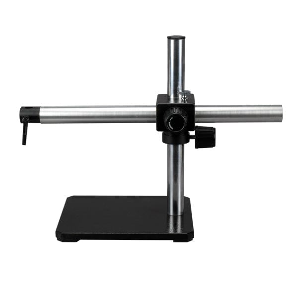 AmScope Single Arm Boom Stand for Stereo Microscopes - Steel Arm, Pin