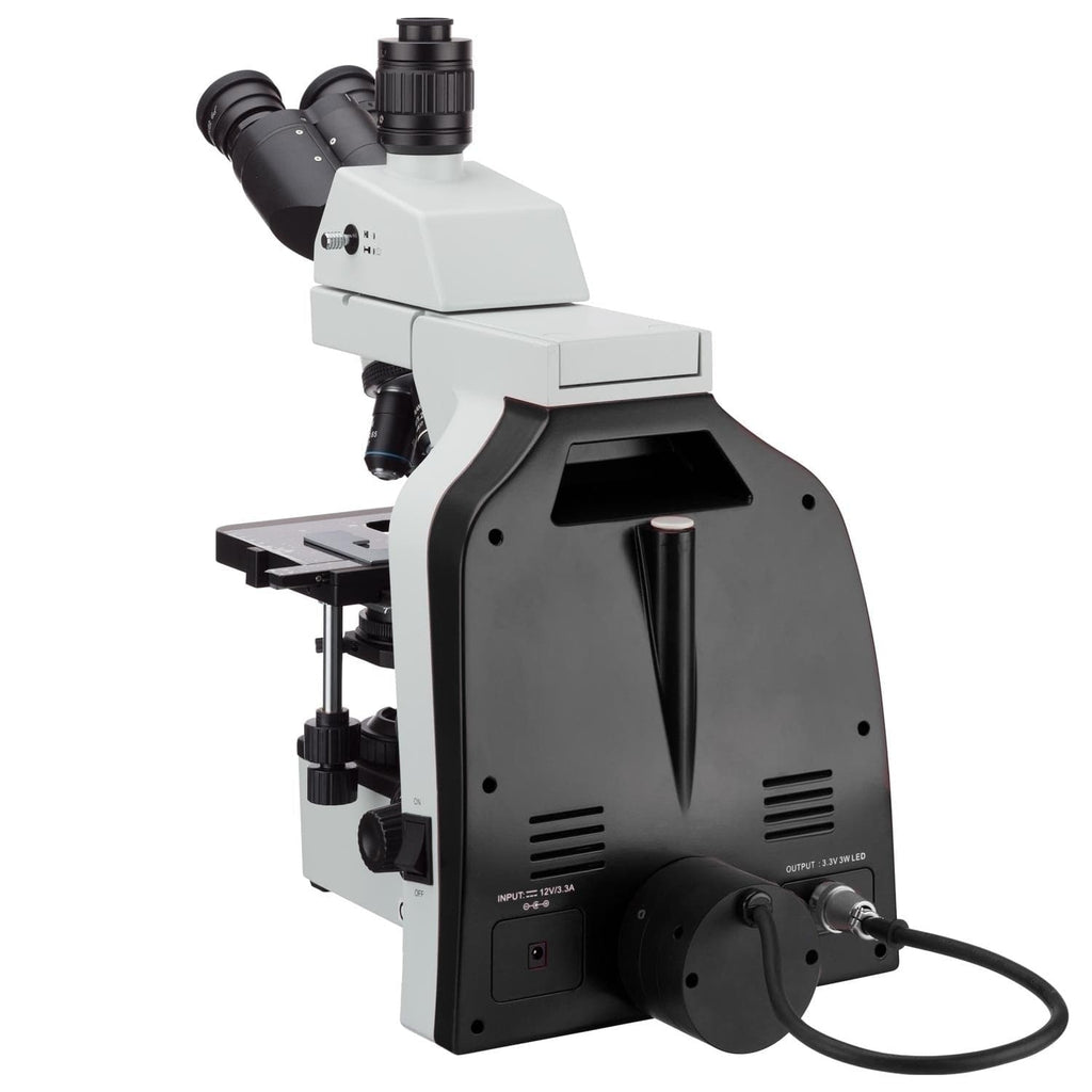 AmScope T800 Series Dual Illumination Infinity-Corrected Plan 3W LED T