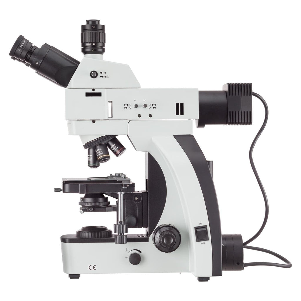 AmScope T800 Series Metallurgical Trinocular Compound Microscope with