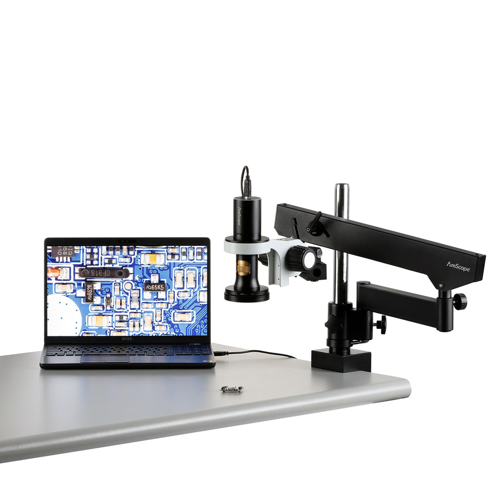 AmScope DM756 Series 8.3MP USB All-in-One Digital Microscope with Zoom